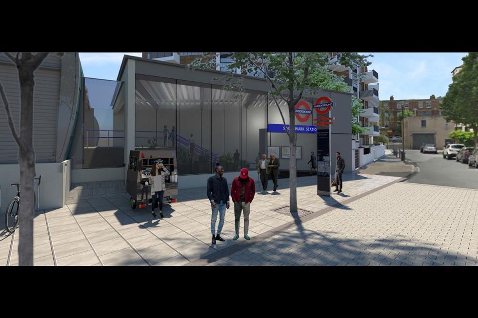 TfL unveils new plans for Southwark Tube station | News | Building Design